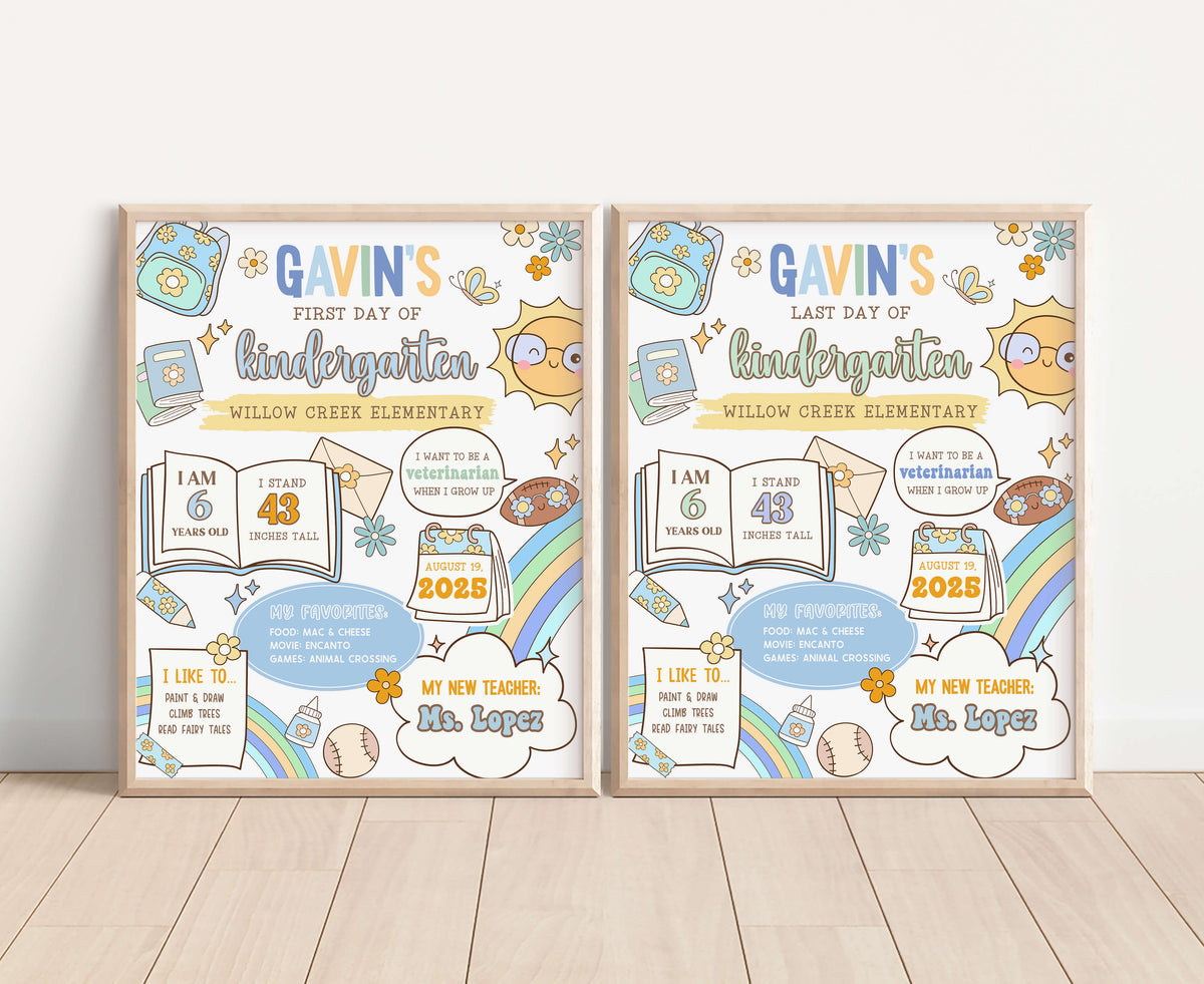 Editable Back to School Sign – Cuddle Palette