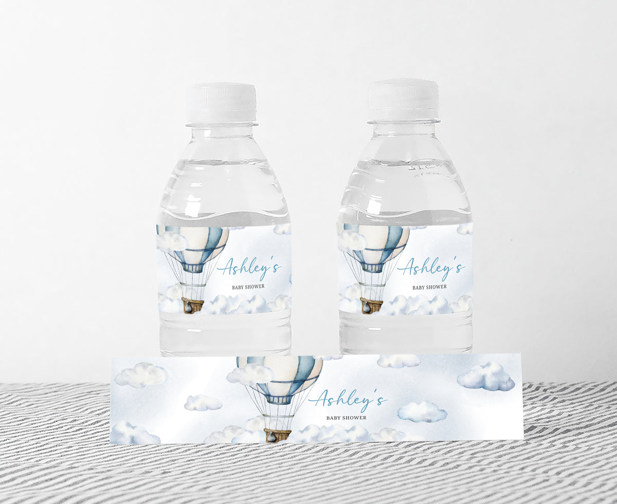 Editable Adventure Awaits Baby Shower Bottle Label – Cuddle Palette