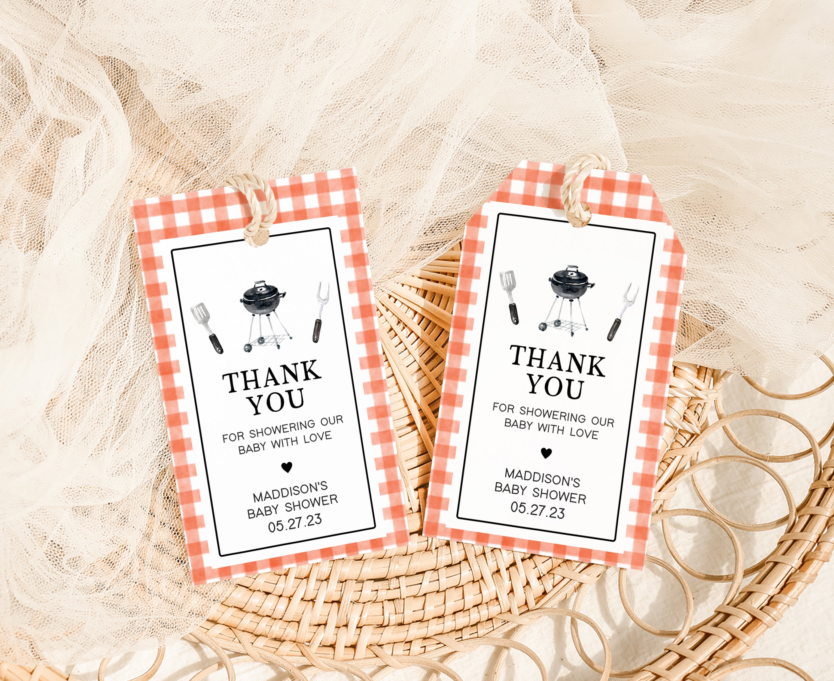 Editable Backyard Baby-Q Baby Shower Favor Tag – Cuddle Palette