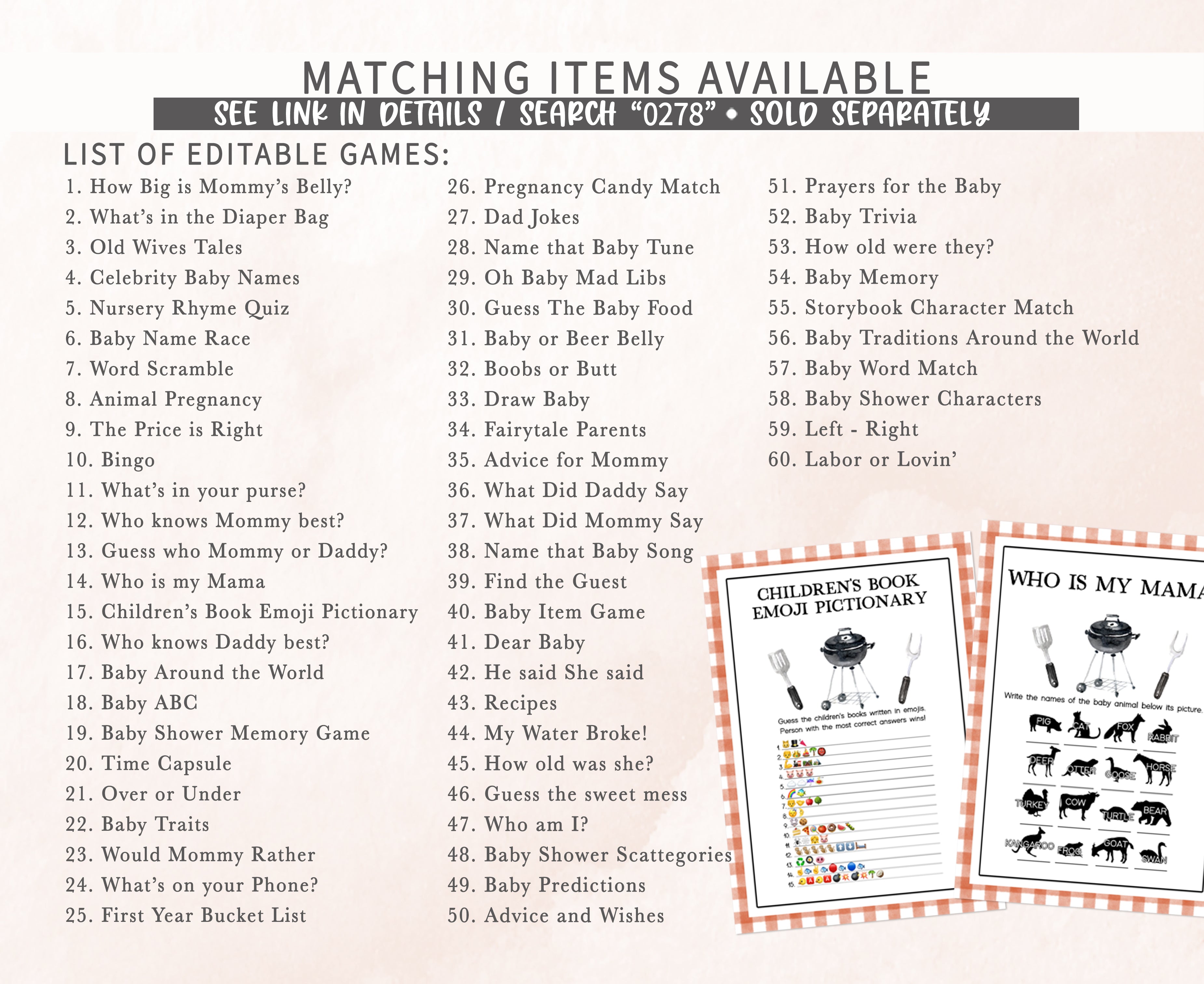 Editable Backyard Baby-Q Baby Shower Invitation – Cuddle Palette