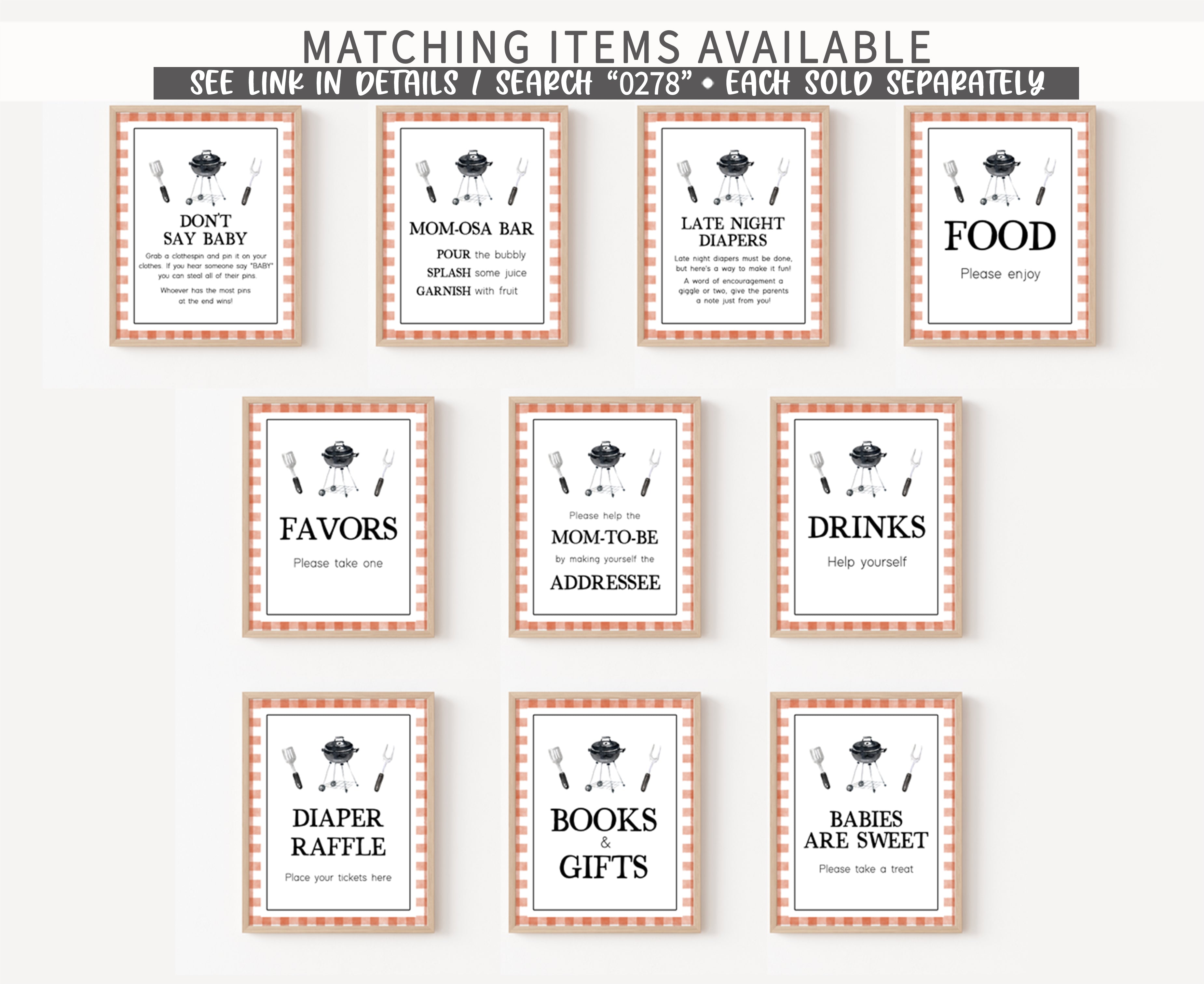 Editable Backyard Baby-Q Baby Shower Invitation – Cuddle Palette