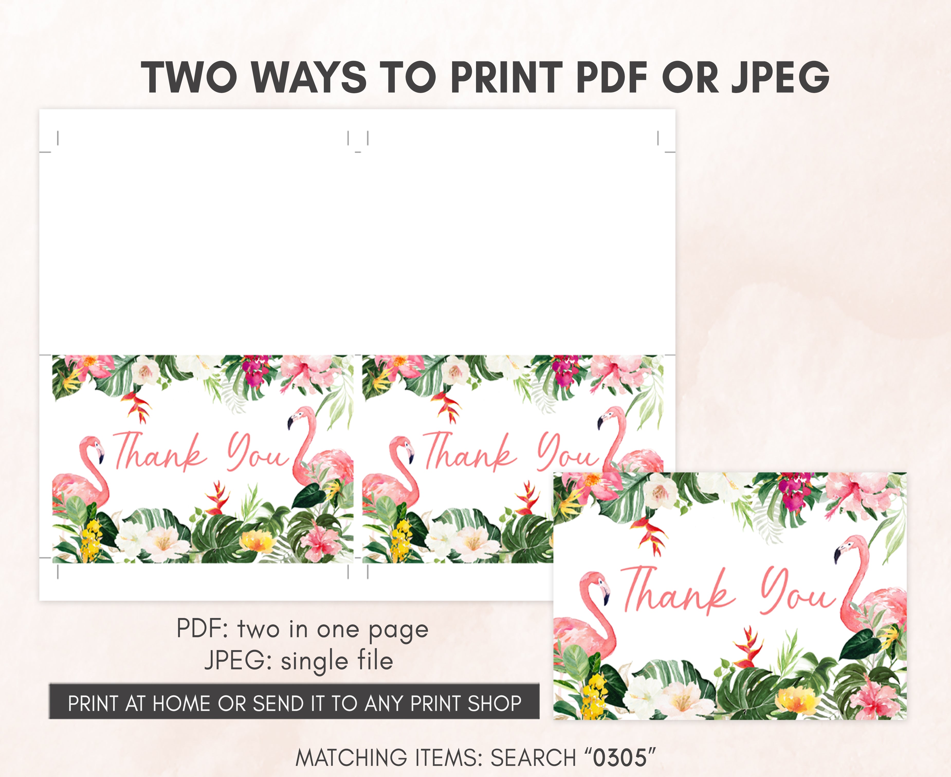 Editable Let’s Flamingle Baby Shower Invitation Set – Cuddle Palette