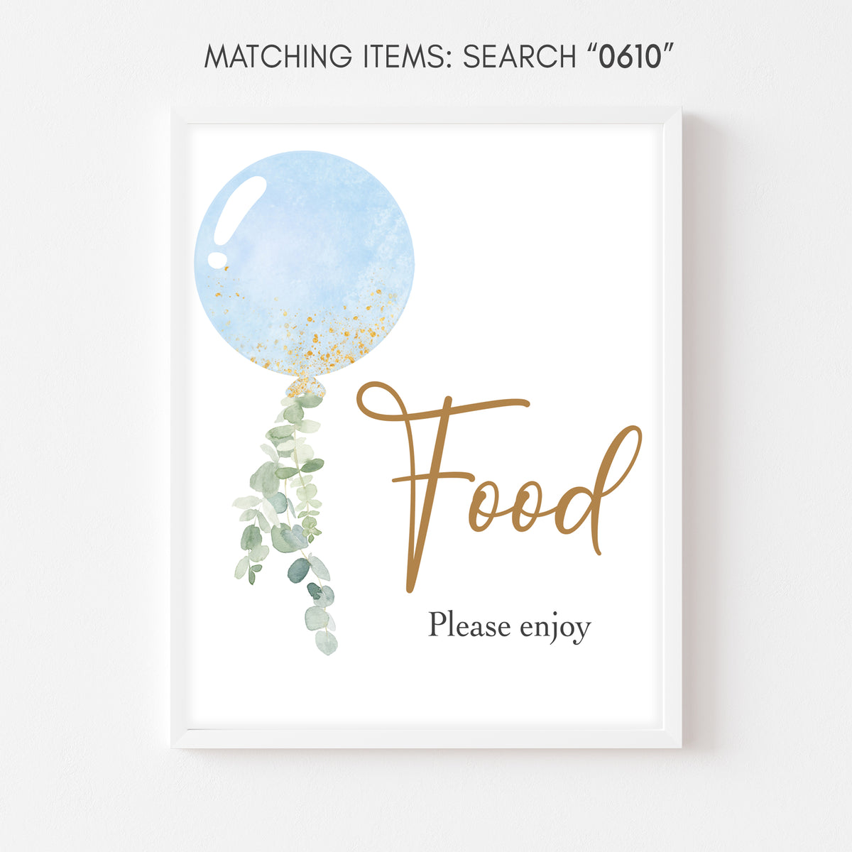 Oh Boy Baby Shower Food Sign – Cuddle Palette